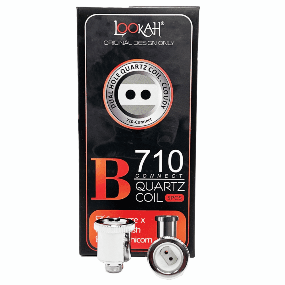Lookah 710 Coils Type D See-Through: Best Flavor 5x Pack